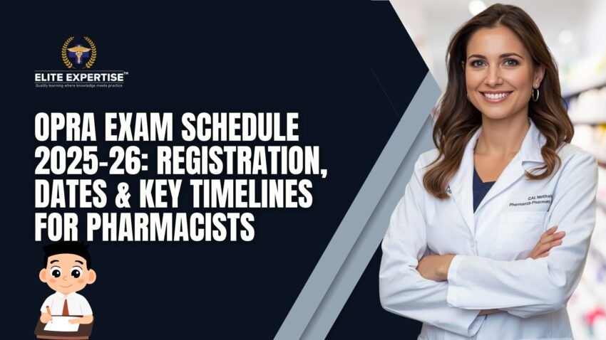 OPRA Exam Schedule 2025–2026: Dates, Registration & Key Timelines